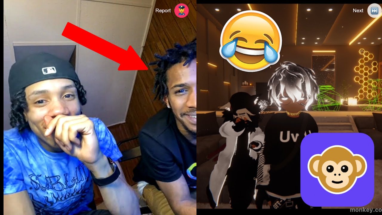 GOING ON THE MONKEY APP IN VRCHAT - YouTube