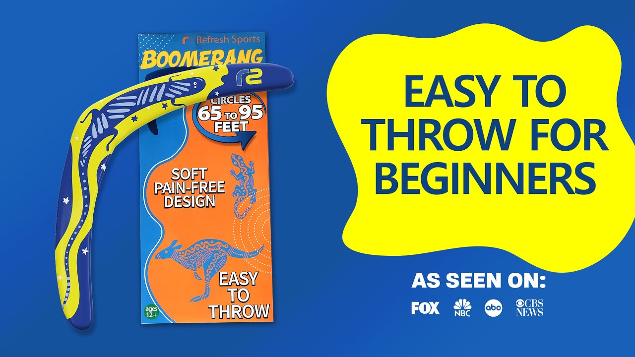 Discover the EVA Foam Boomerang - Easy Throw, Safe Catch! - YouTube