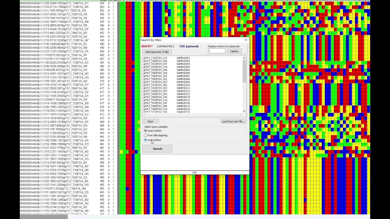 SEED2 - TUTORIAL - Labelling sequences by sample names - YouTube