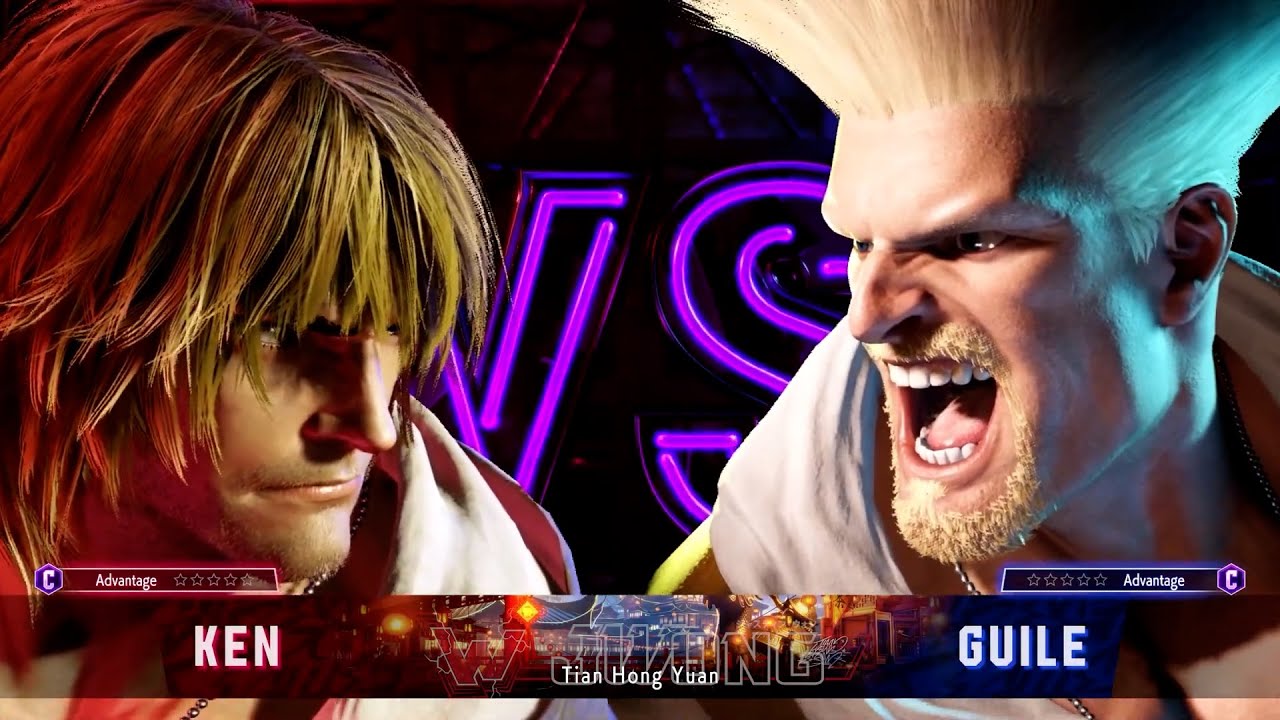 Gameplay - Ken vs Guile Street Fighter 6 - YouTube