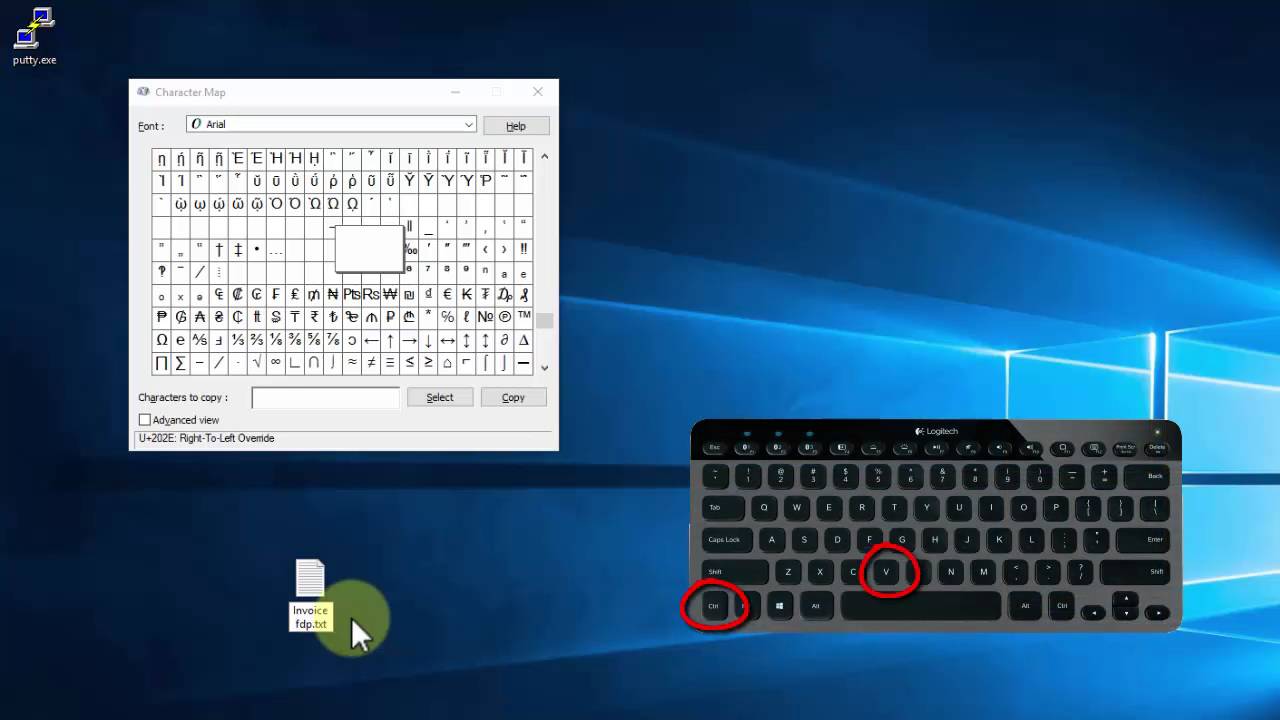 RTLO Right To Left Hack Demonstration - YouTube