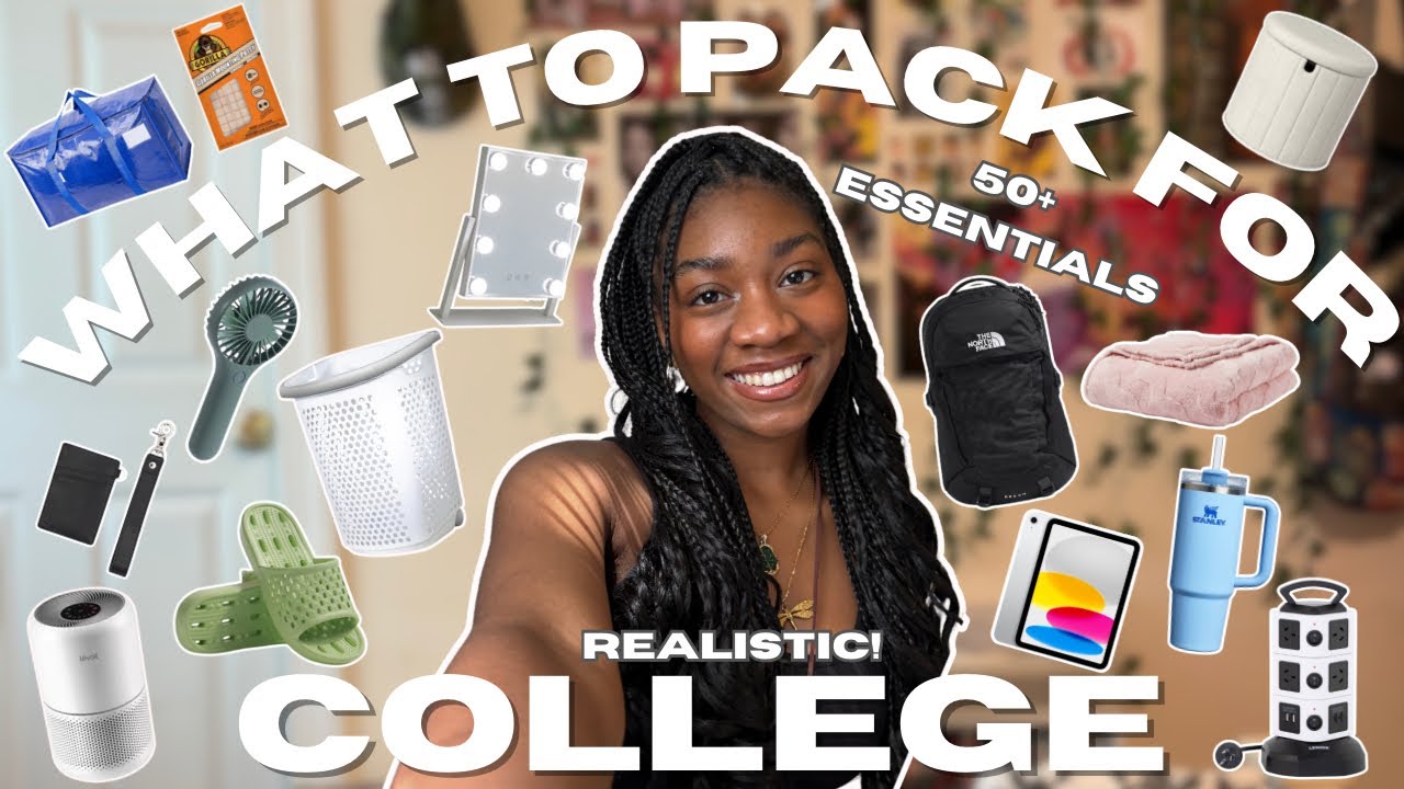 WHAT TO PACK FOR COLLEGE!| 50+ COLLEGE ESSENTIALS| INCOMING FRESHMAN ...