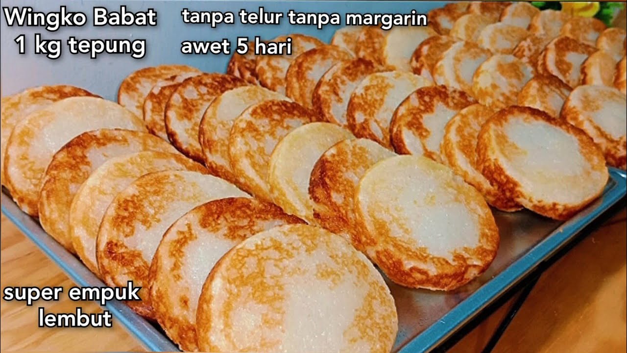 Resep asli wingko Babat 1 kg tepung super mantull - YouTube