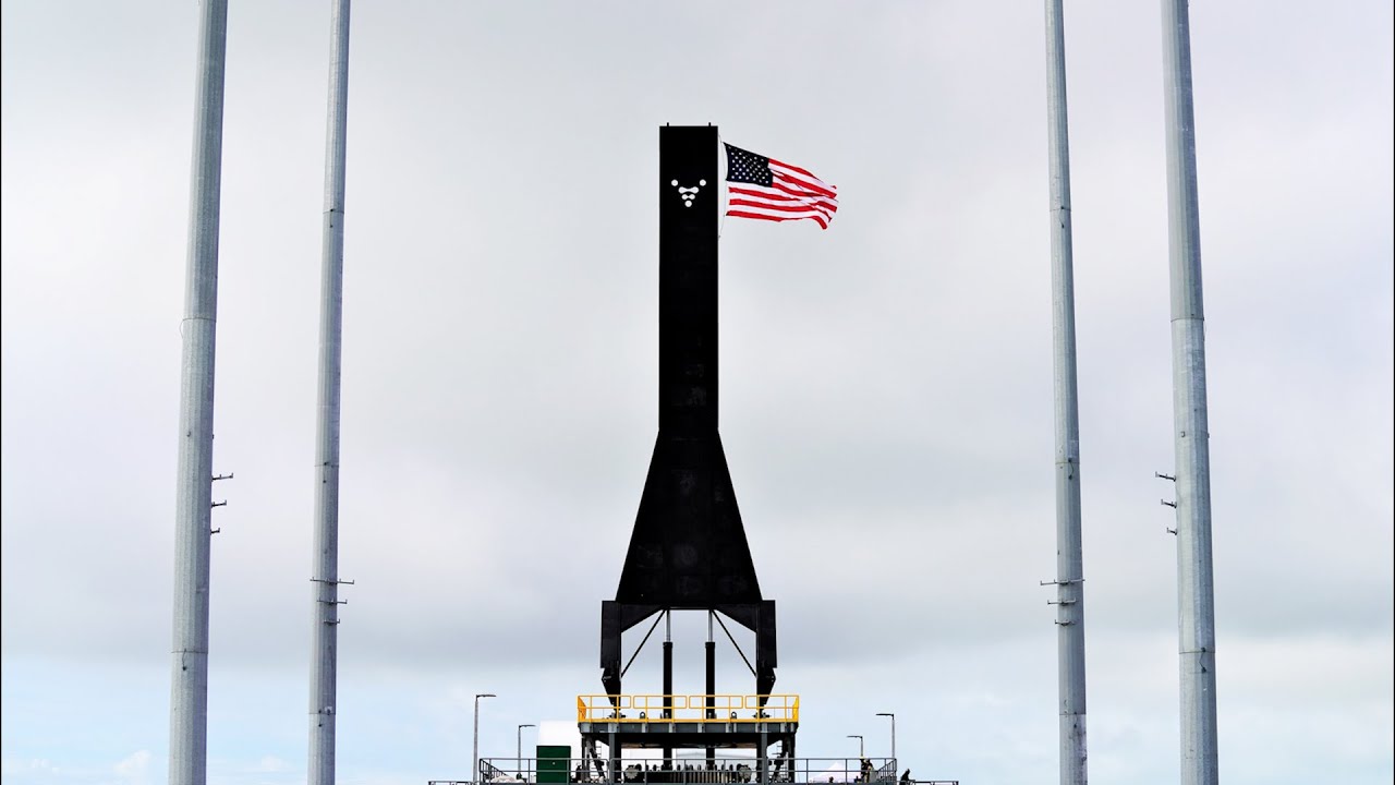 Strongback Lift at Cape Canaveral - YouTube