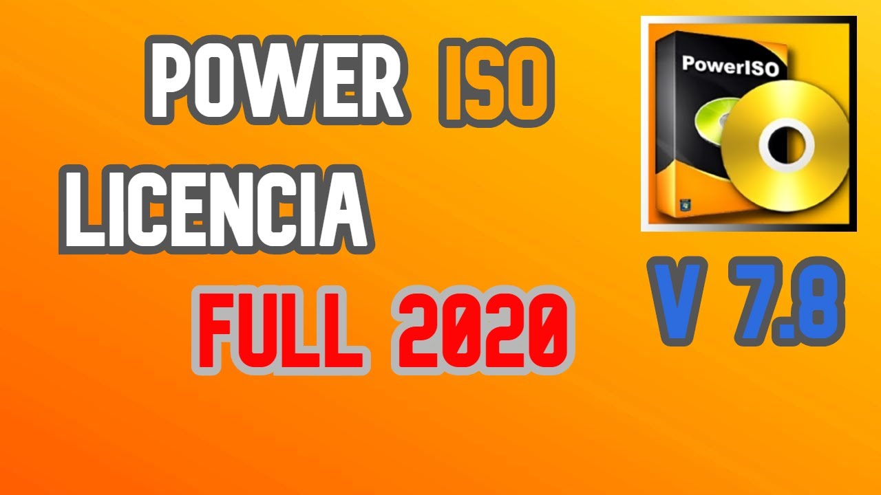 PowerISO FULL [7.8] LICENCIA 2020 - YouTube