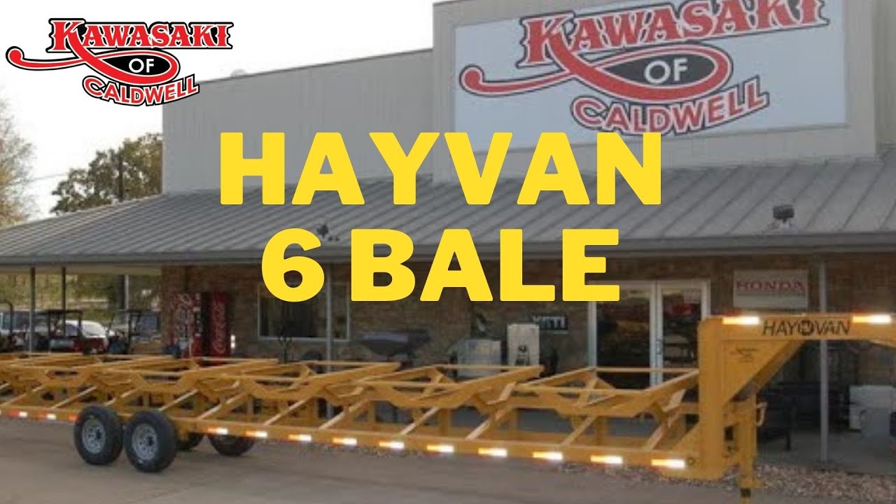 6 Bale Ag-Meier Industries Hay-Van Individual Dump Trailer - YouTube
