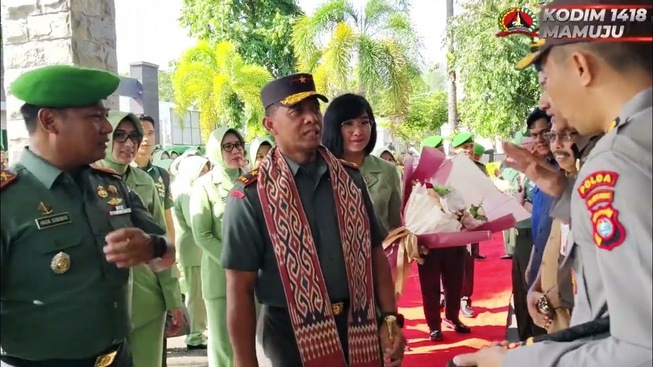 "Kunjungan Kerja Dandrem 142/Tatag, Beserta Ketua Persit KCK Koorcab Rem 142 Ke Kodim - YouTube