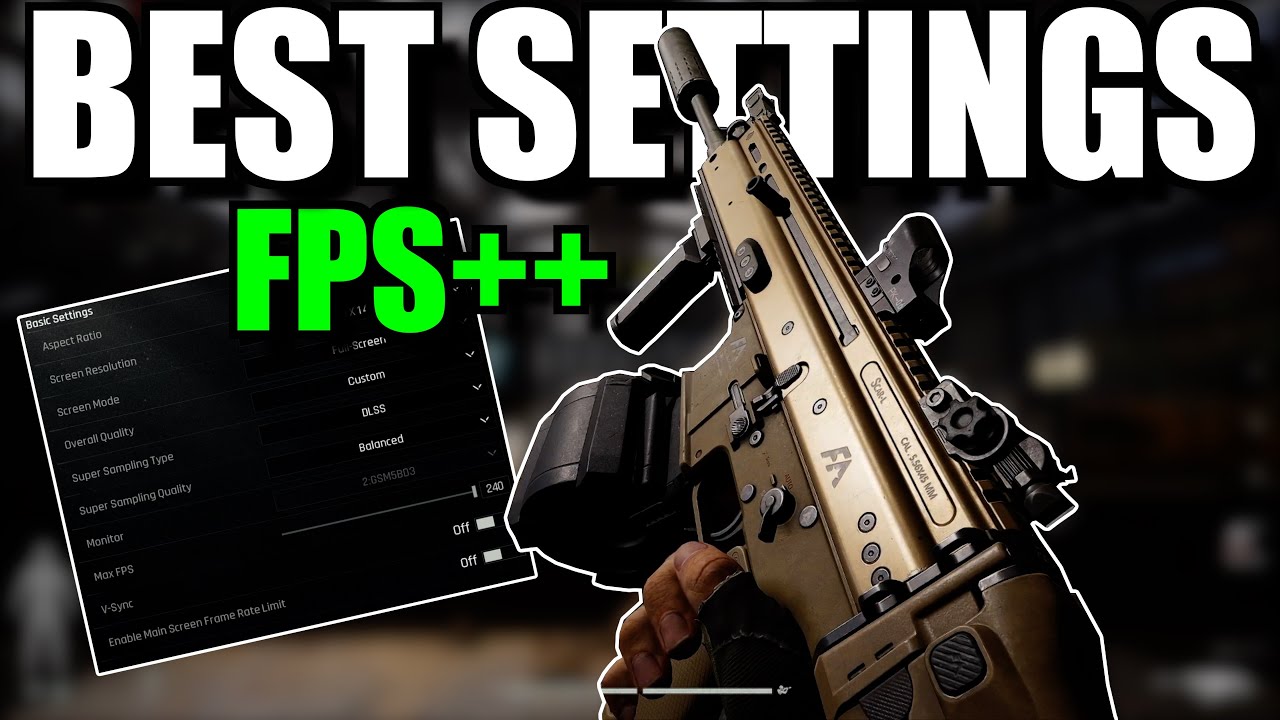 Arena Breakout Infinite: Season 1 | *BEST* Settings for FPS ...
