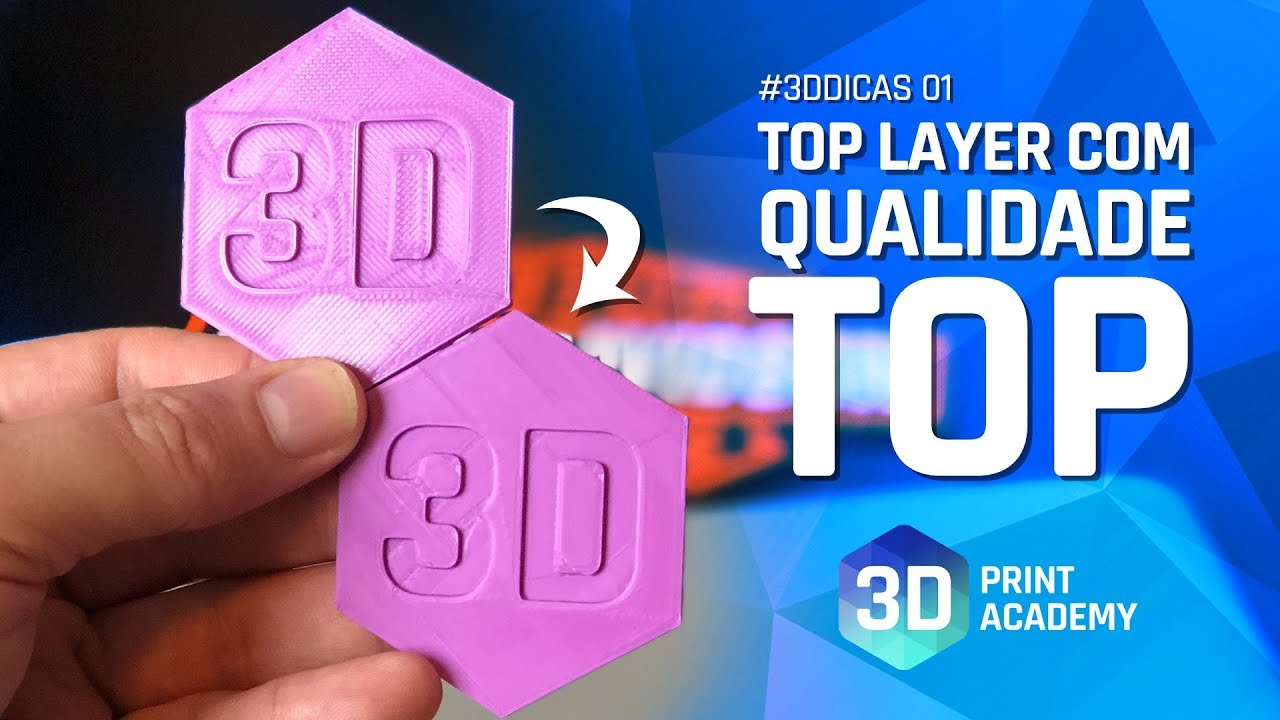Como ter o MELHOR Top Layer na sua Impressão 3D usando o Cura - YouTube