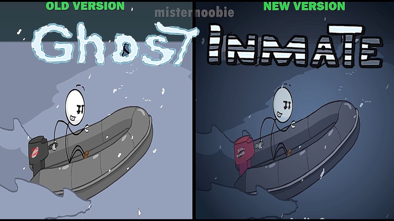 Henry Stickmin OLD vs NEW - Ghost Inmate comparison in Fleeing the ...