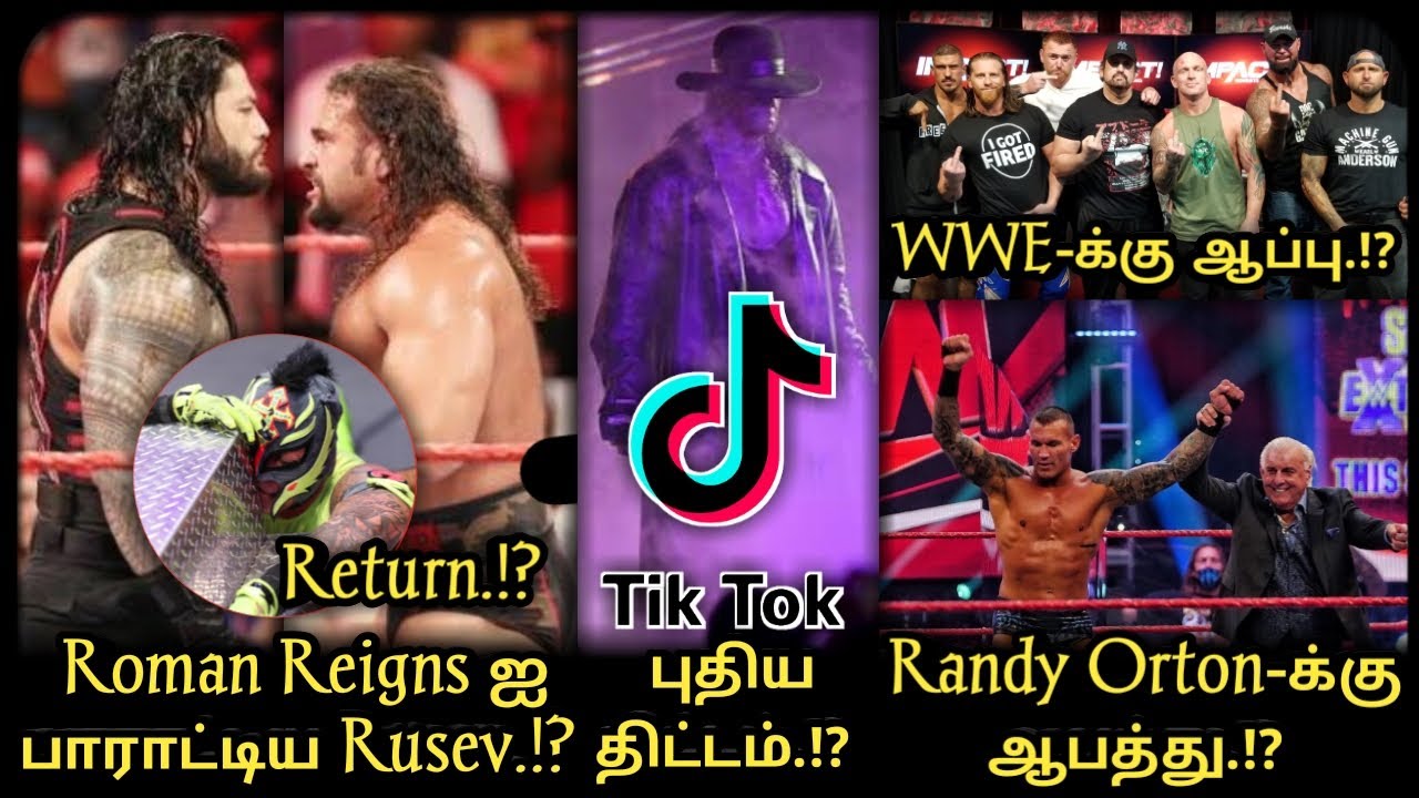 Randy Orton-க்கு ஆபத்து.? Tik Tok-ல் Undertaker.! Roman Reigns ஐ ...