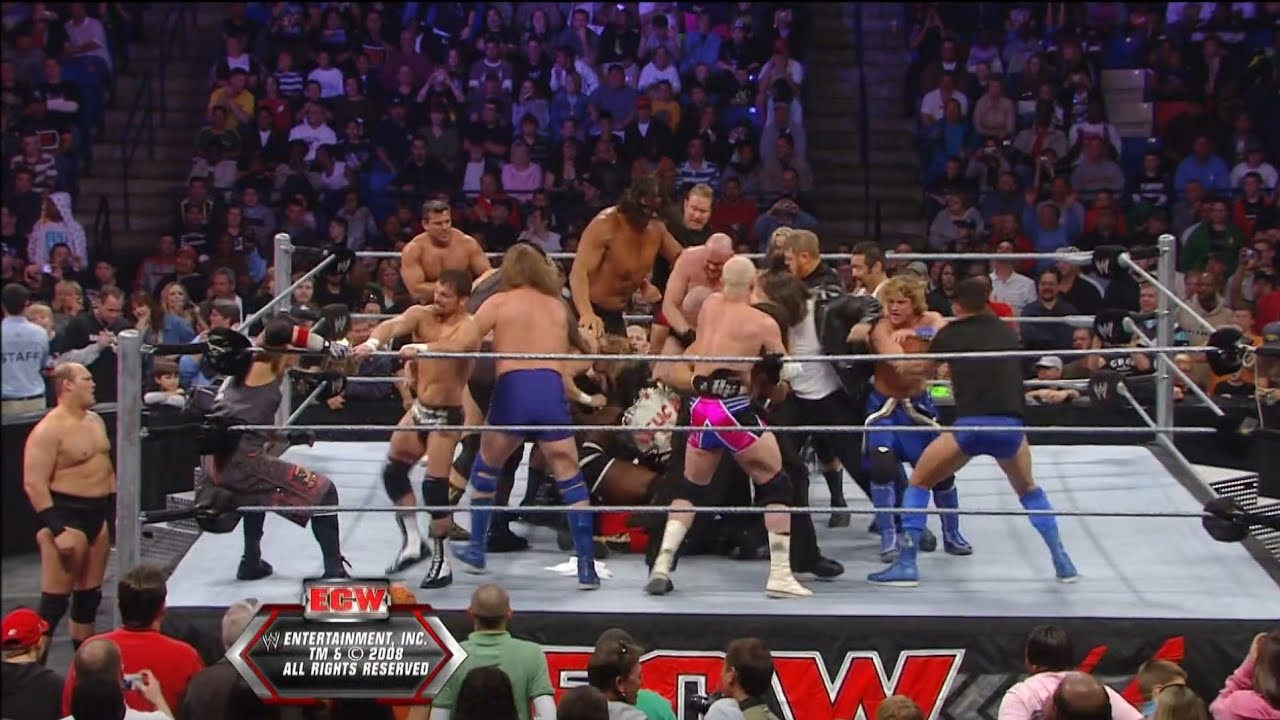Tommy Dreamer vs Chavo Guerrero — Lumberjack Match: WWE ECW March 25 ...