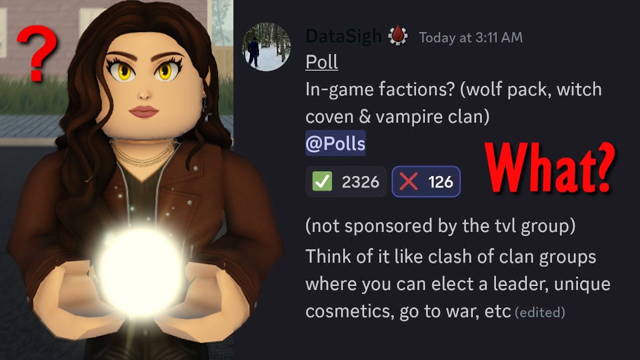 FACTIONS ARE COMING BACK TO TVL? LET'S TALK! | The Vampire Legacies 2 ...