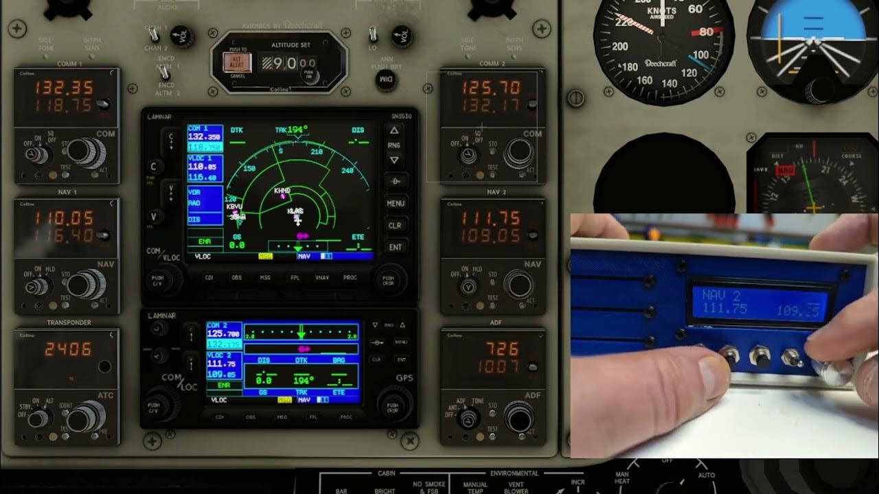 Simple Radio Box for Xplane with Arduino and XPL/Pro - YouTube