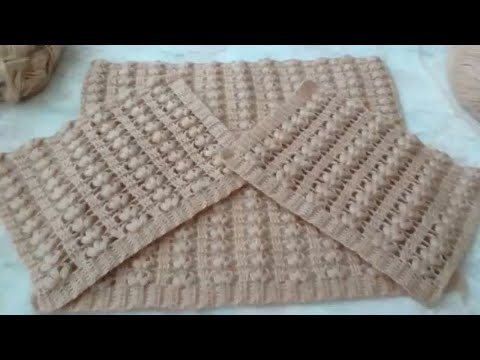 Sarı Papatyam Yelek Örneği Yapılışı