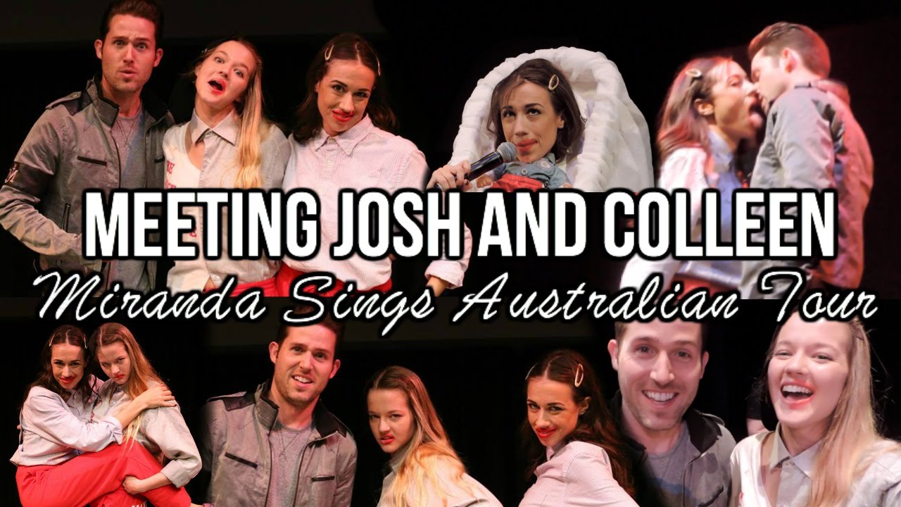 MEETING JOSH AND COLLEEN (Miranda Sings Australian Tour!) - YouTube