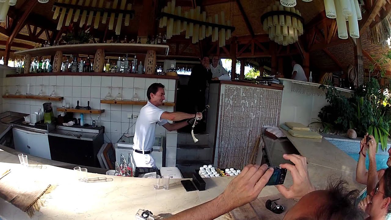 Jeremy at the St. Regis pool bar - YouTube