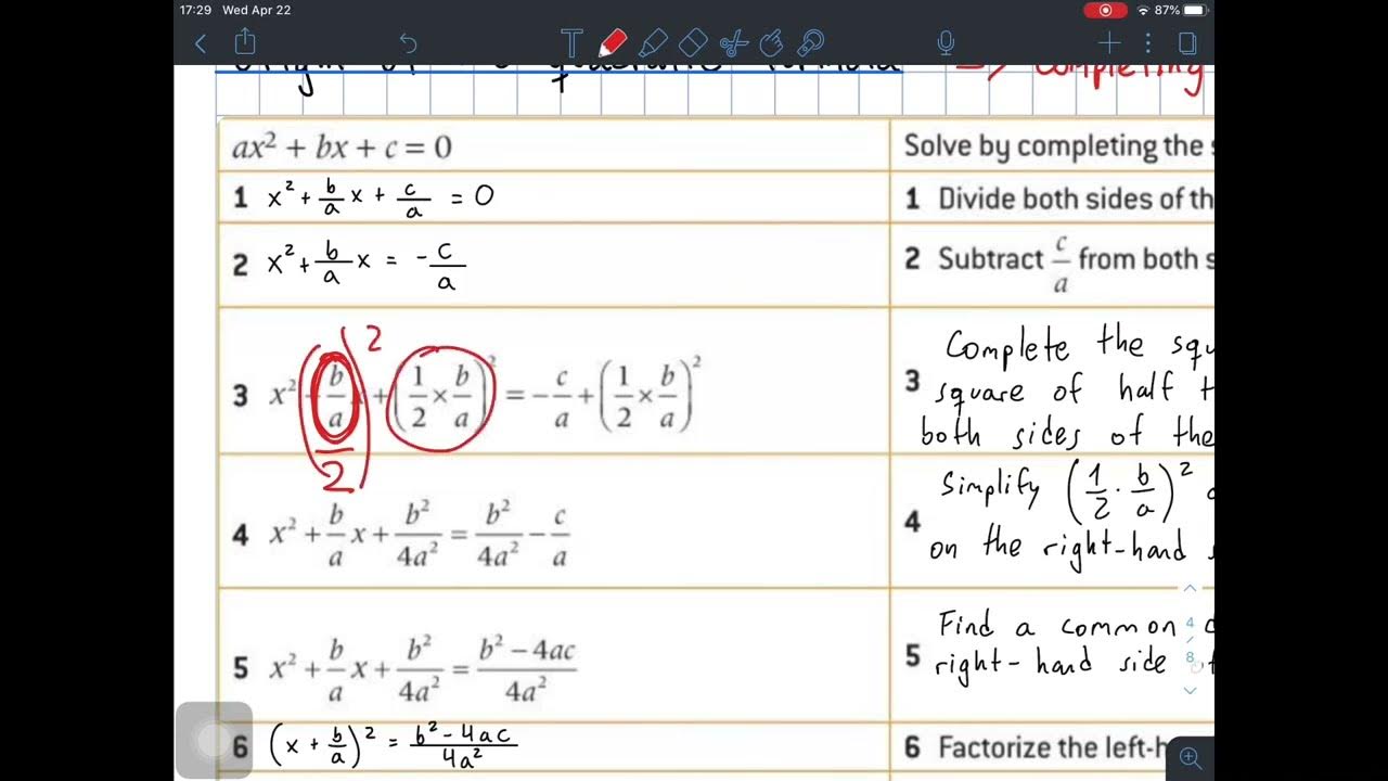 13 Solving quadratic equations PART 2 - Topic 2 - Functions - [IB Math ...
