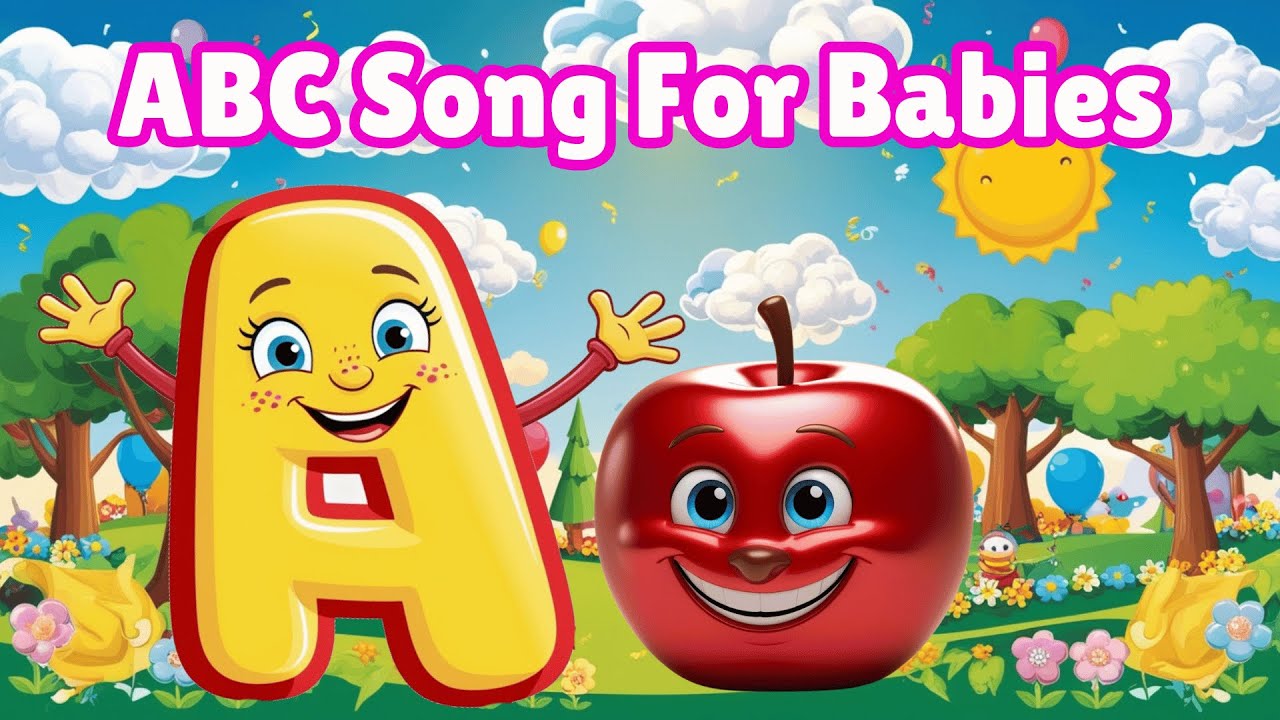A for Apple / ABC Song / Kiddos Study Zone / ABCD / Phonics Song / ABC ...
