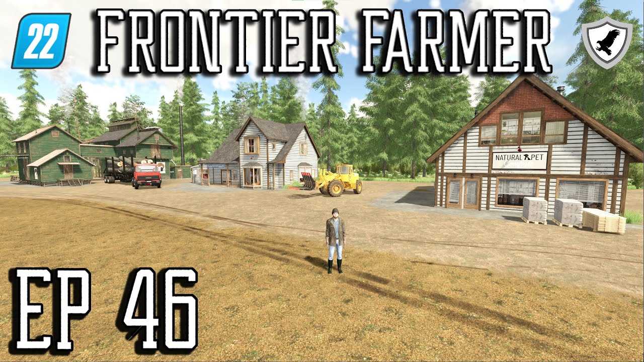 PRODUCTIVE | FRONTIER FARMER | FS22 Survival | Dark Forest Ep. 46 - YouTube