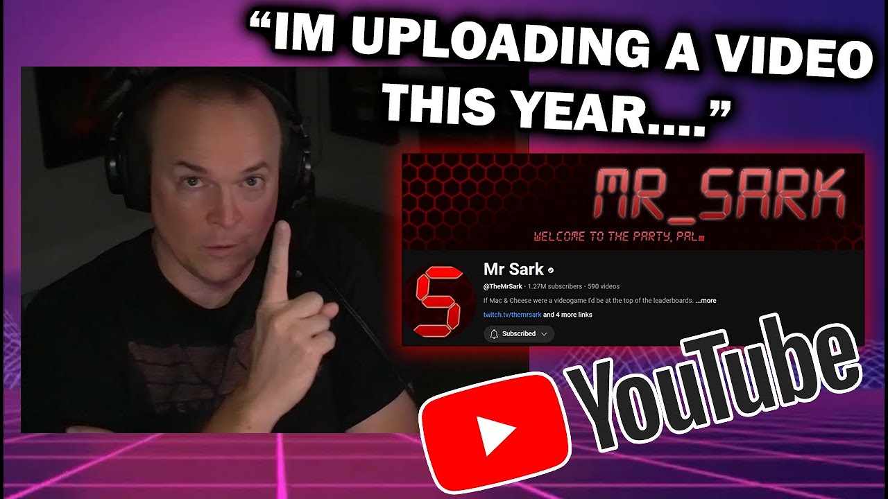 MR SARK ON RETURNING TO YOUTUBE THIS YEAR - YouTube