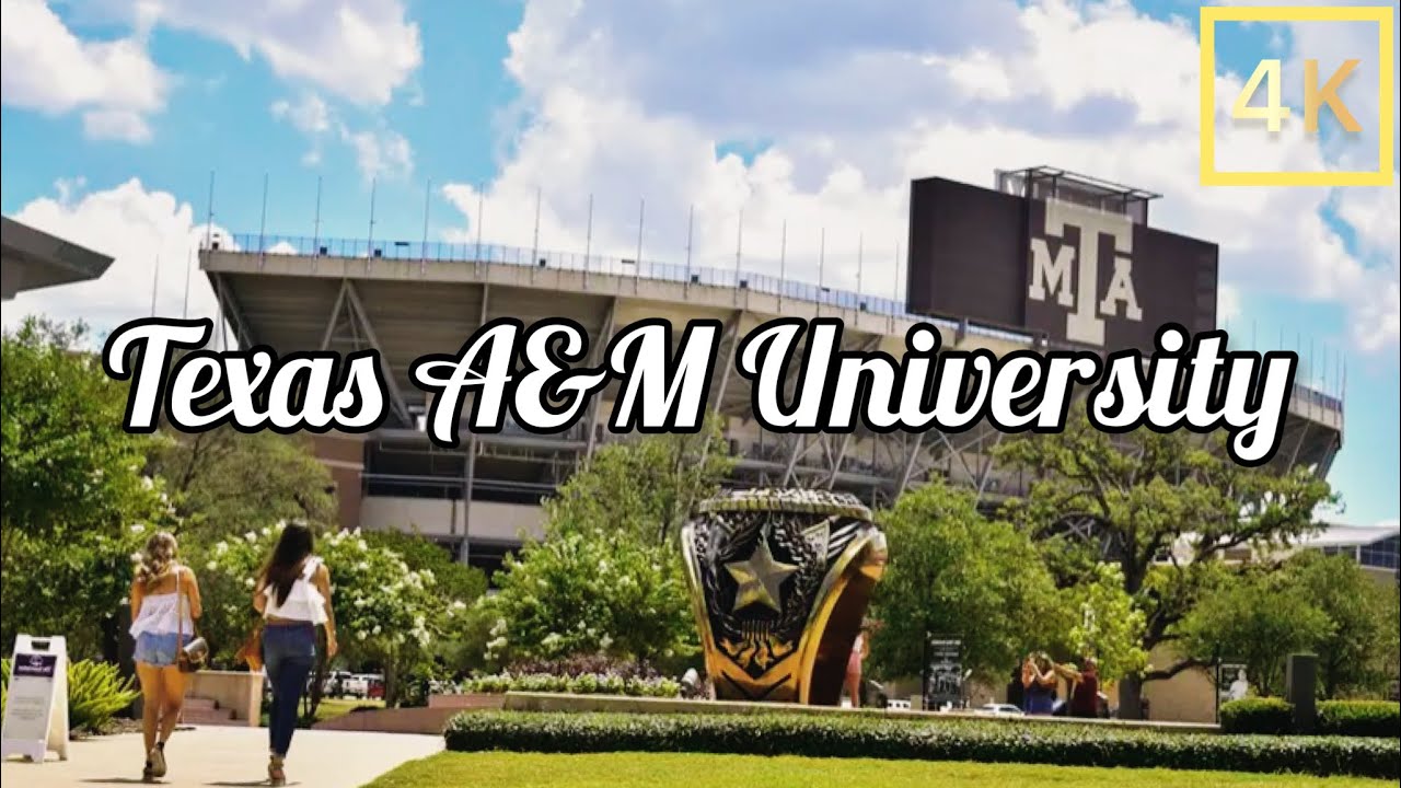 Texas A&M University - Part 2 - Campus Driving Tour 4K - YouTube
