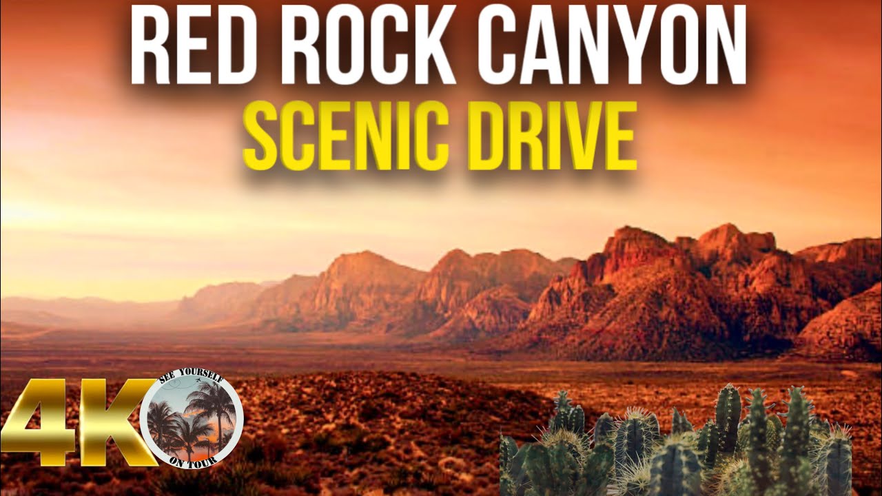 [4K] Red Rock Canyon in Las Vegas - Scenic Drive | Relaxing Nature ...