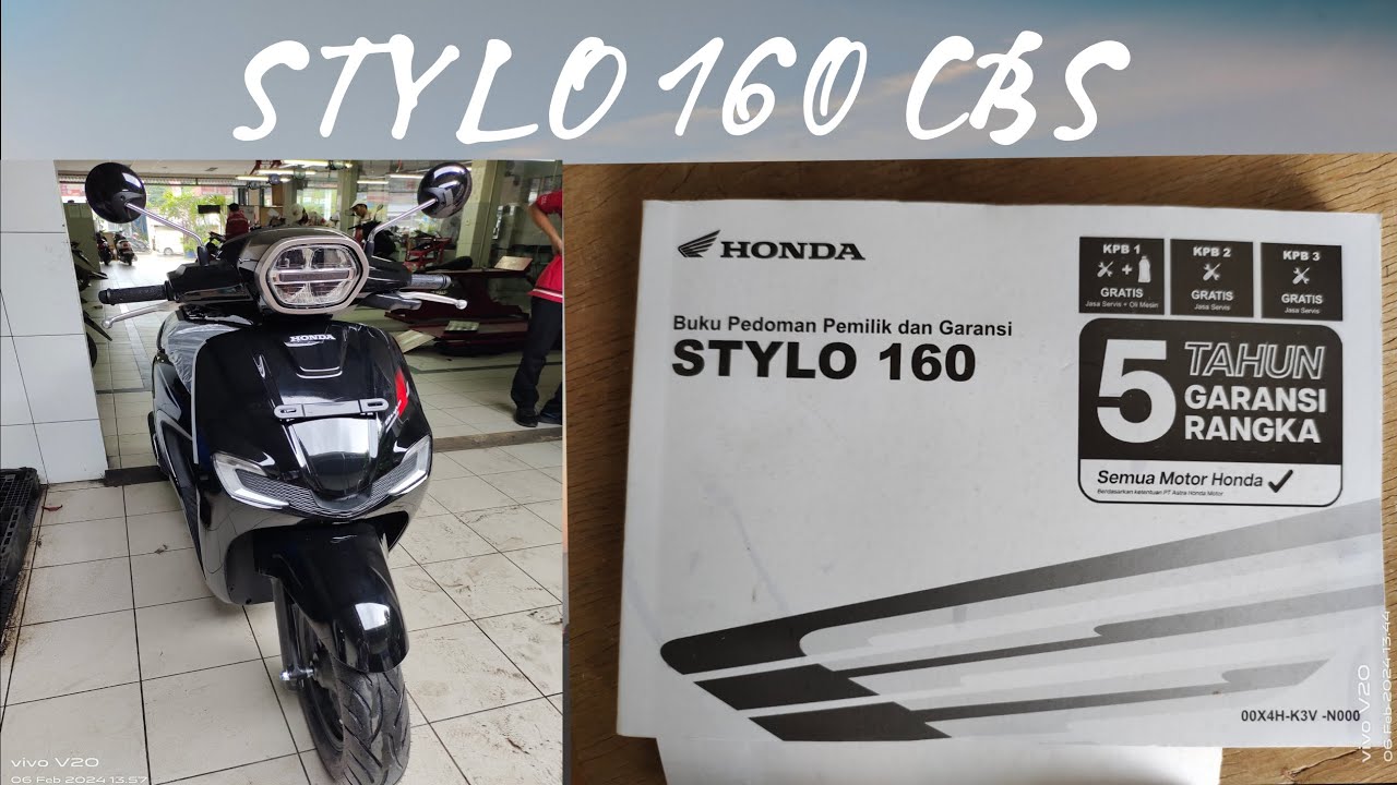 HONDA NEW STYLO 160 CBS BLACK 2024 || MEWAH DAN KEREN 🔥🔥 - YouTube