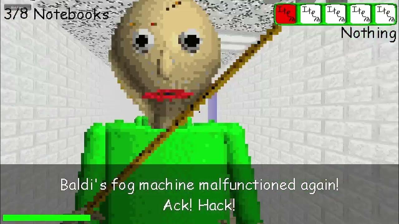 [NEW] Baldi basics full game public demo Mod menu (Made by Me). - YouTube