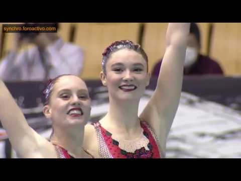 Rachel Presser/Kiera Gazzard (AUS) Duet Free Preliminary Japan Open ...