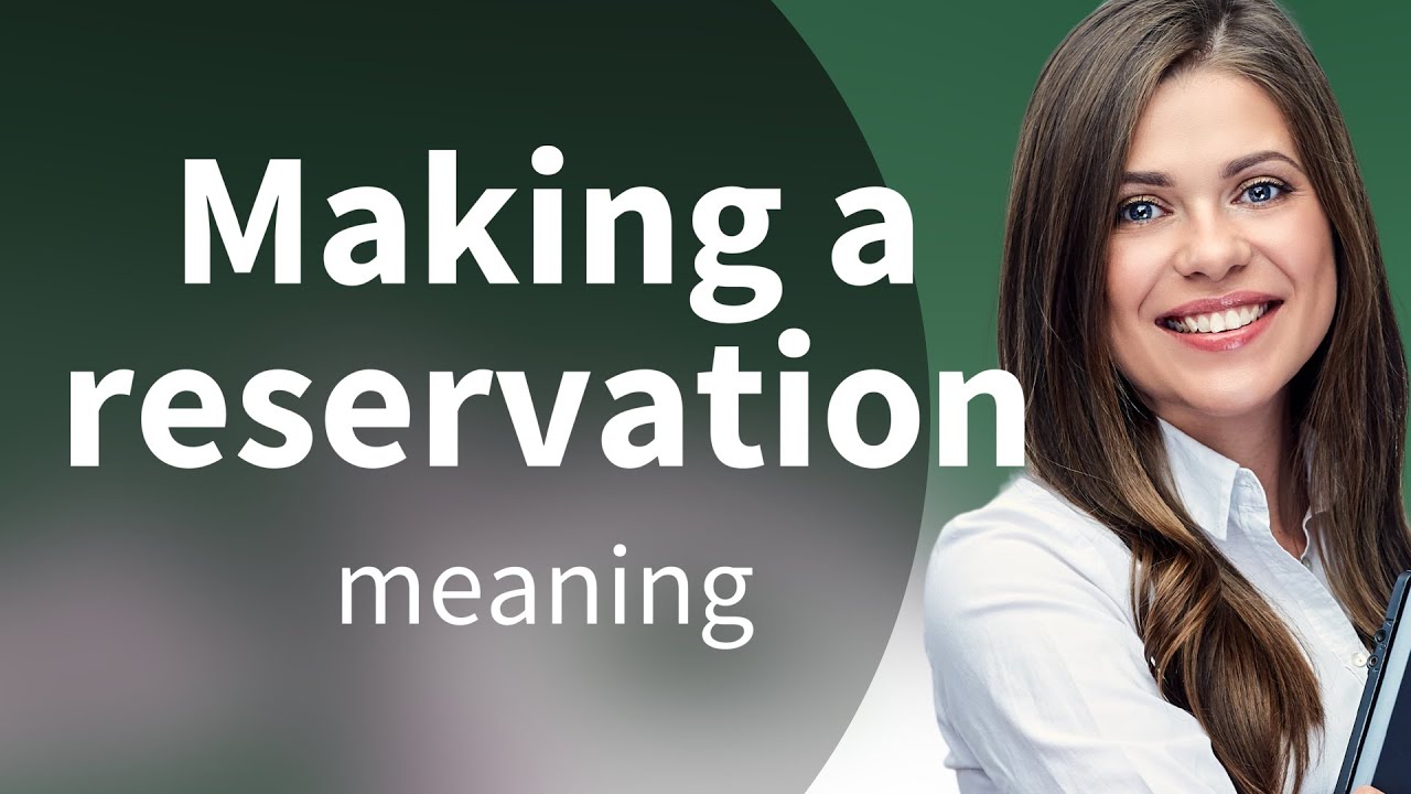 Mastering "Making a Reservation" in English - YouTube