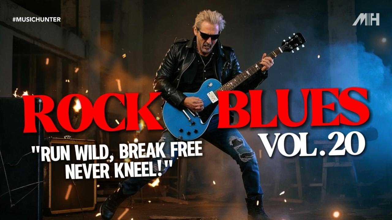 🔥 Rock Blues Instrumental 🎸 Vol20 ⚡ Run Wild Break Free Never Kneel