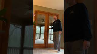 Using the locking mechanism on Andersen patio doors