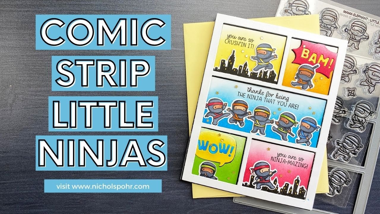 Comic Strip Little Ninjas (Mama Elephant) - YouTube