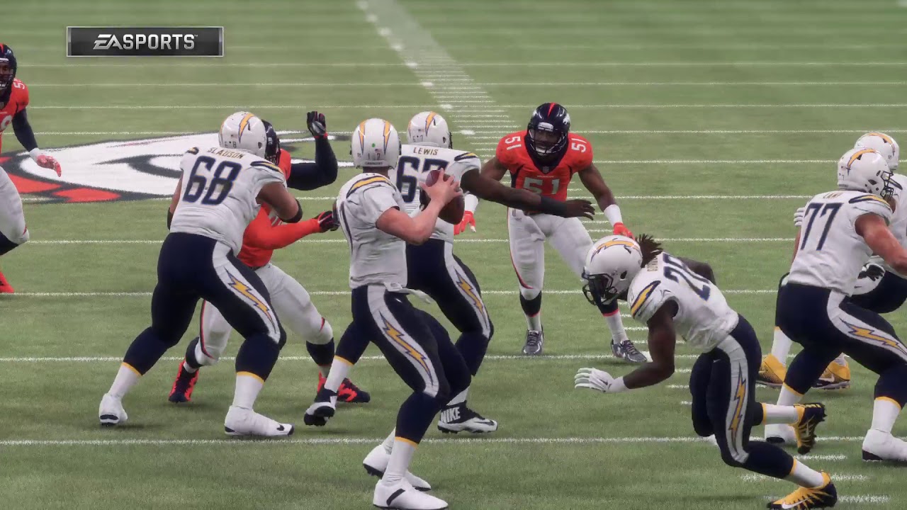 Madden NFL 18 QB sack - YouTube