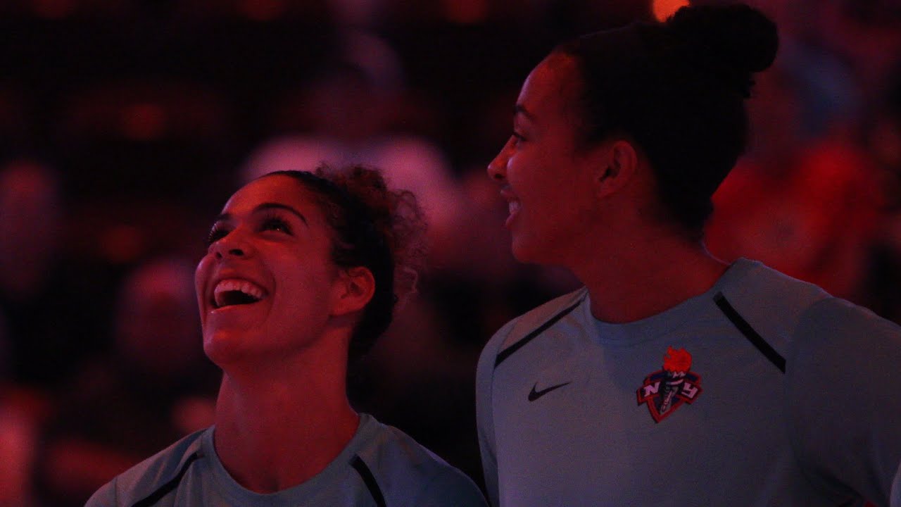 Kiah Stokes talks about her NY Liberty teammate Kia Nurse - YouTube