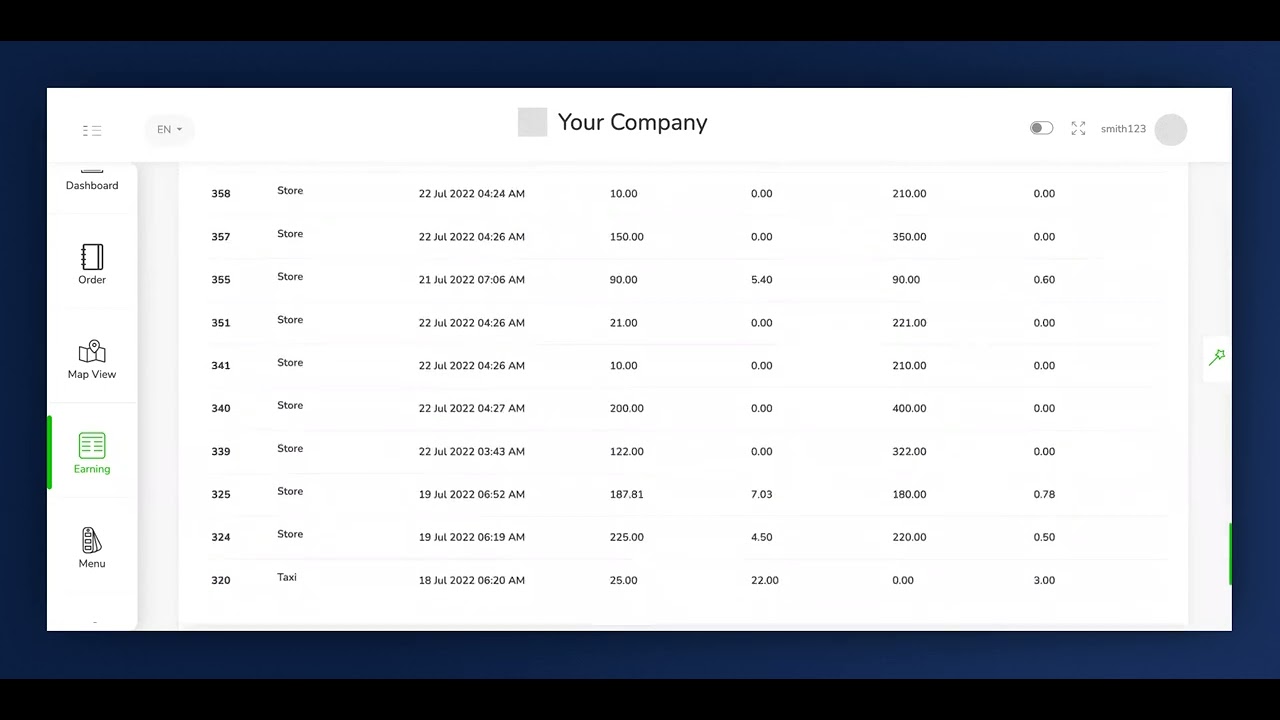 Admin Panel - Earnings - Earning and Wallet History - YouTube