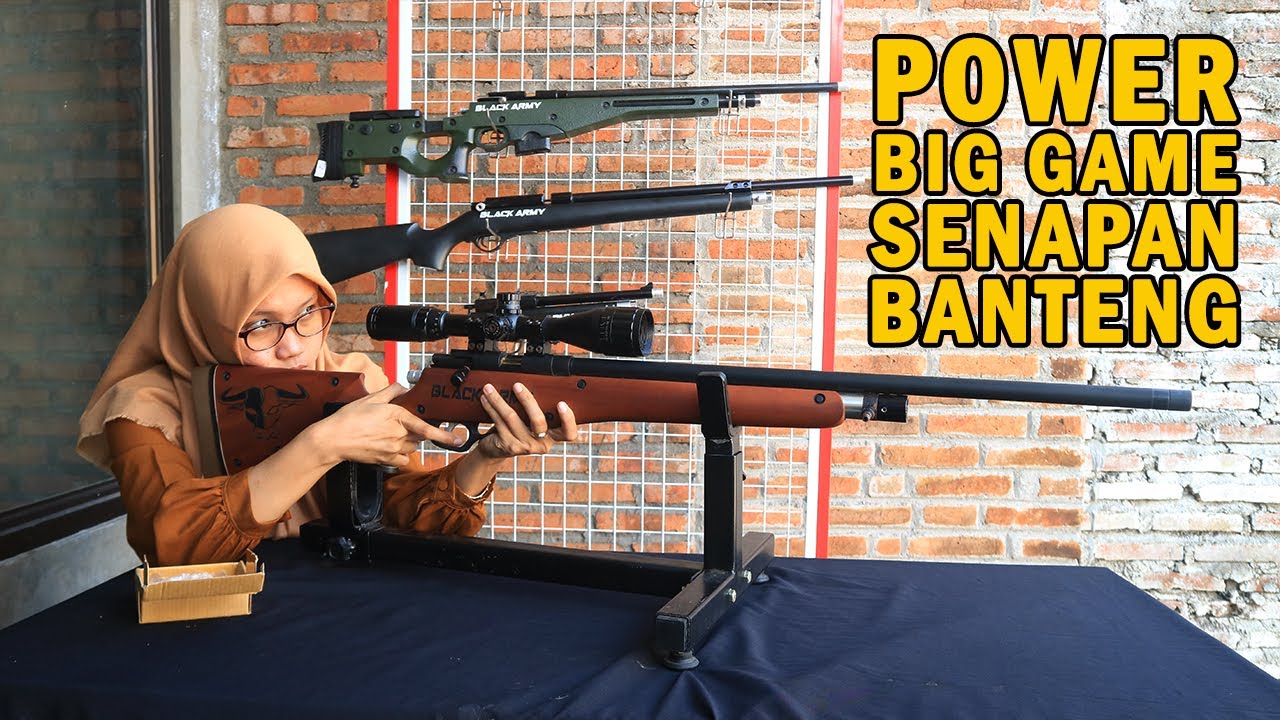 TES POWER SENAPAN ANGIN PCP JAWA RUGER BUFFALO BLACK ARMY !! PCP ...