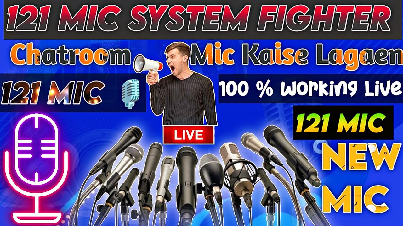 121 Mic Fighter System 121 Setting 121 Kaise Kare || 121 System Fighter ...