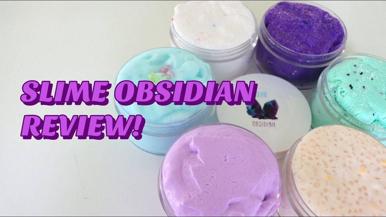 SLIME OBSIDIAN REVIEW! - YouTube