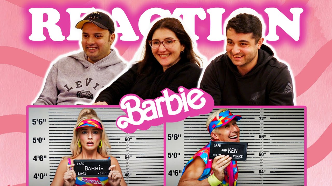 Barbie - Trailer Reaction! | Margot Robbie | Ryan Gosling | Reaction ...