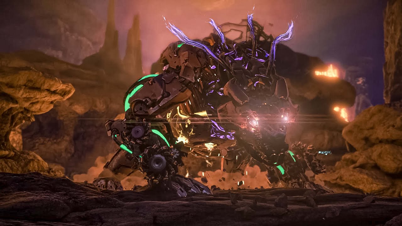 Horizon Zero Dawn: The Frozen Wilds (Ultra Hard) | Fighting Fireclaw In ...