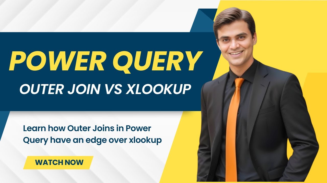 How Outer join in Power Query gains an edge over xlookup - YouTube