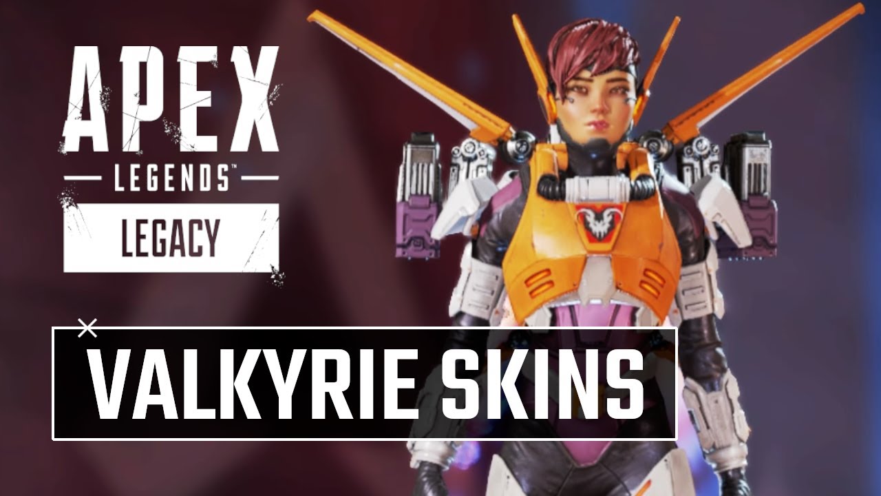 All Valkyrie Legendary Skins - Apex Legends Legacy - YouTube