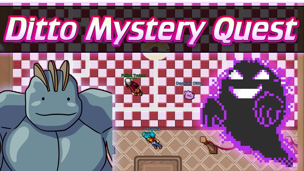 [Pokexgames] Ditto Mistery Quest - YouTube