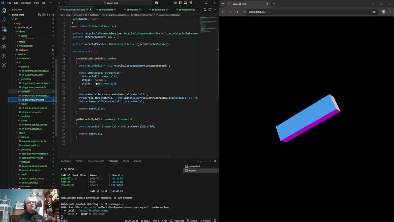 044 - ThreeJS and Angular Space And Time Application: Finished Mesh - YouTube