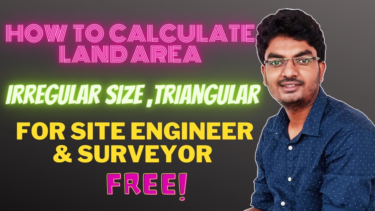How to Calculate Land Area Irregular Size | Land Area in square feet ...