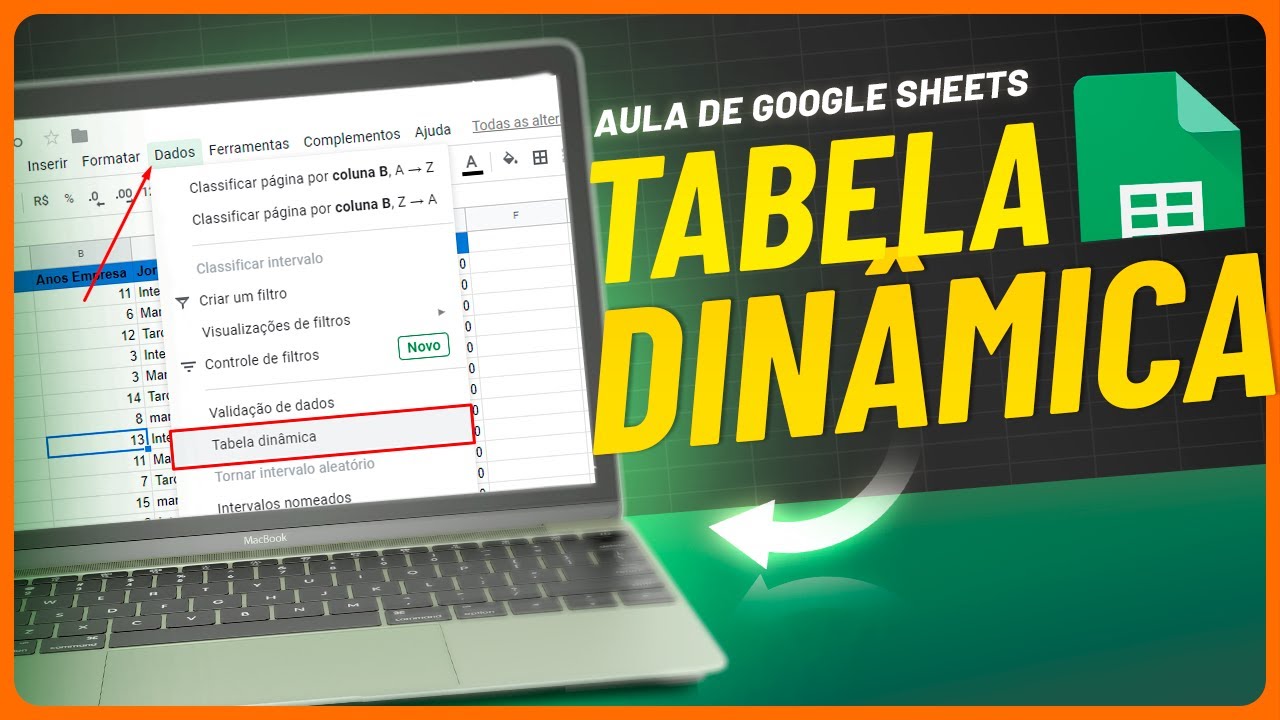 EDITANDO TABELA DINÂMICA NO GOOGLE PLANILHAS | TUTORIAL COMPLETO - YouTube
