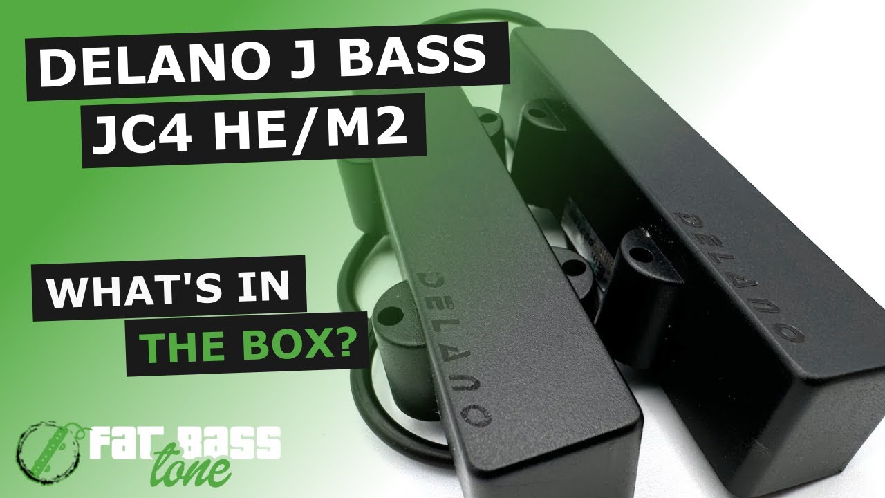Delano JC4 HE/M2 Hum Cancelling Jazz Bass® Pickup Set: What’s In The ...