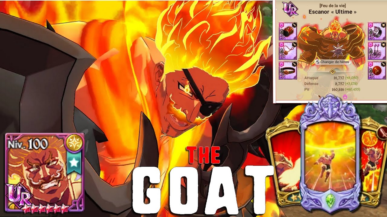 LE GOAT EST LÀ. 🔥🔥 ESCANOR THE ONE ULTIMATE ~ Showcase UR Gear - 7DS ...